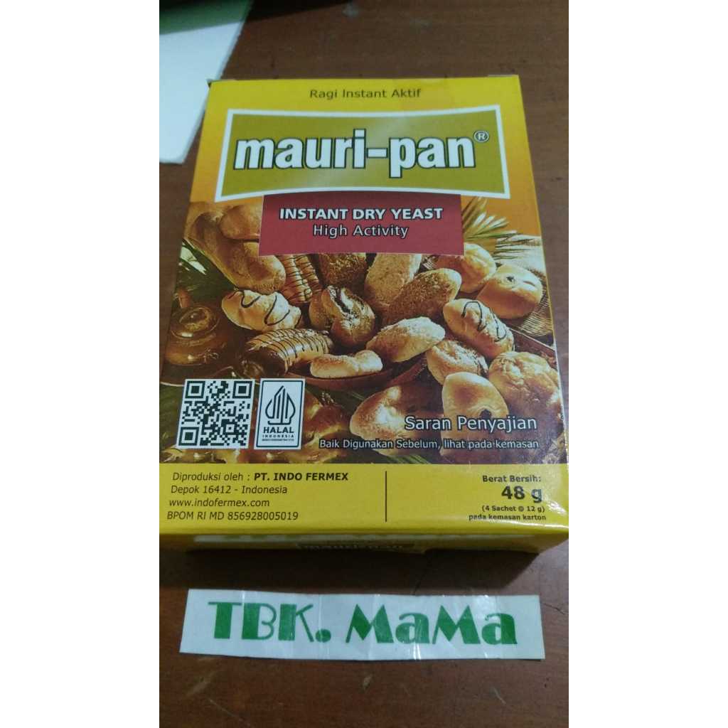 Jual Mauri-pan RAGI INSTANT Ragi Kering 12 gram | Shopee Indonesia