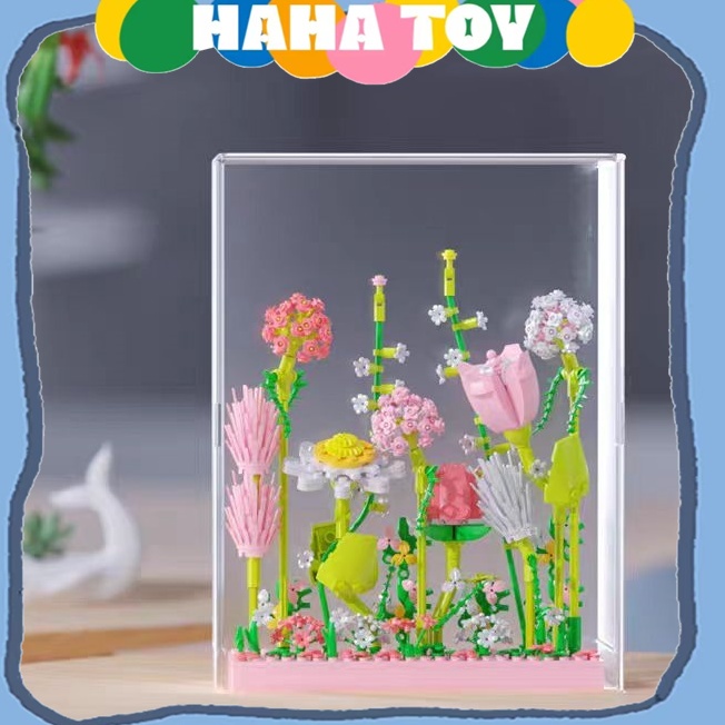 Jual HaHa Toy Bricks Bunga /Bunga Bata / Bunga Buket Nano Block ...