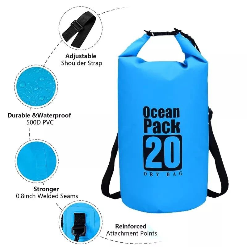 Jual PRELOVED OCEAN PACK DRYBAG WATERPROOF / TAS ANTI AIR 20LTR ( ADA 2TALI ) | Shopee Indonesia