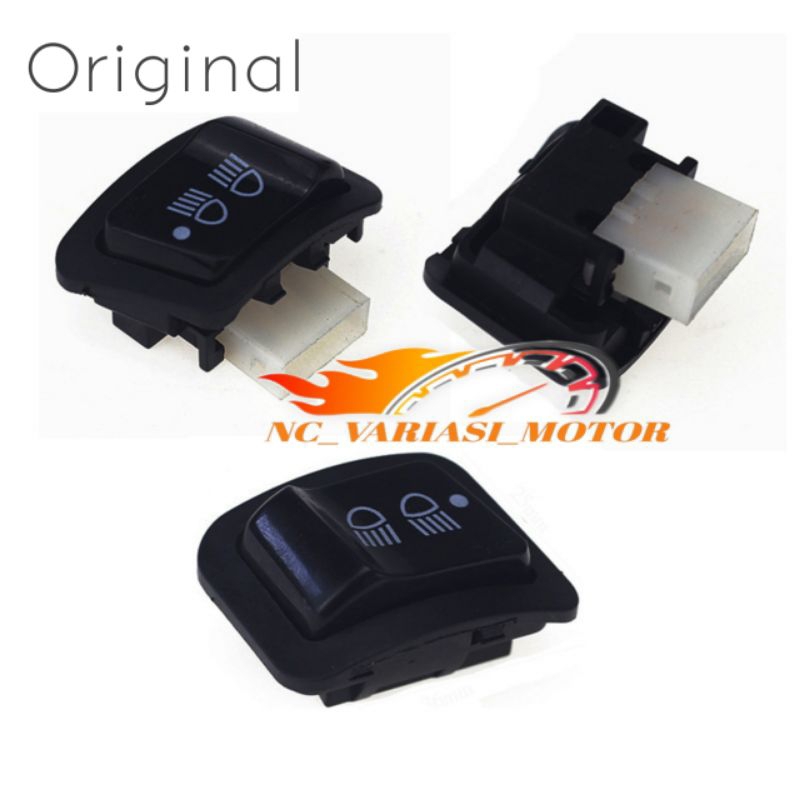 Jual Saklar Lampu Motor Tombol On Off Dim 3 In 1 Saklar Dim 3 fungsi ...