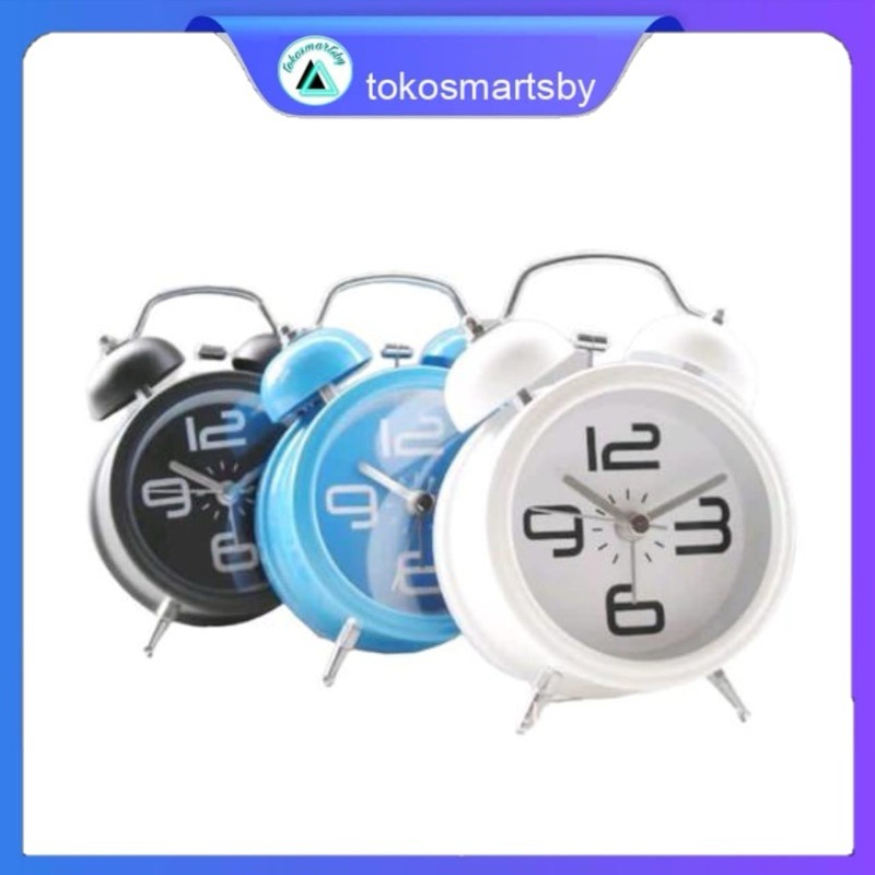 Jual JAM BEKER / JAM WAKER KRING BESI WARNA HITAM PUTIH DAN BIRU ...