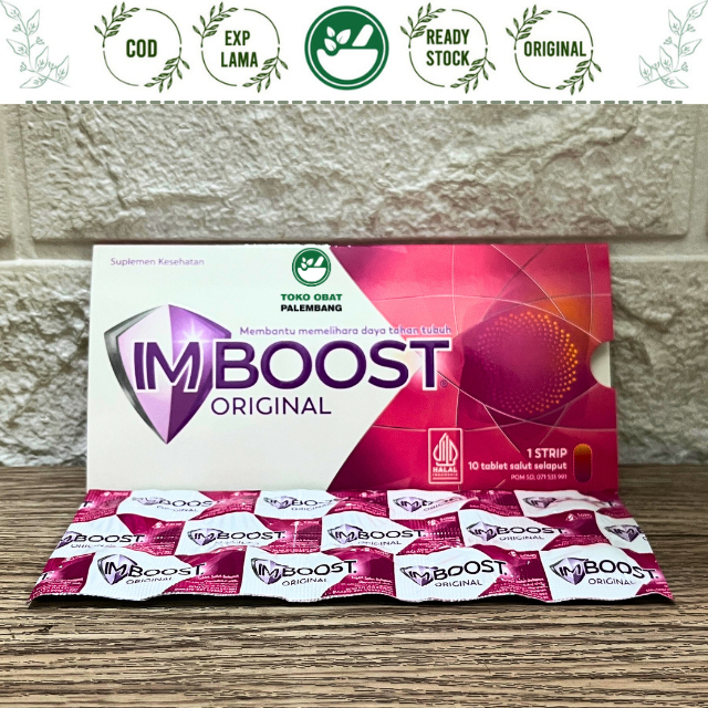 Jual IMBOOST ORIGINAL 10 TABLET 1 STRIP SOHO GLOBAL ECHINACEA DAYA ...