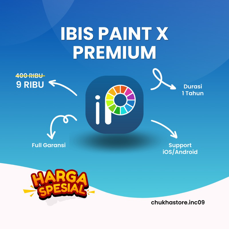 Jual IBIS PAINT X PREM1UM 1 TAHUN FULL GARANNSI | Shopee Indonesia