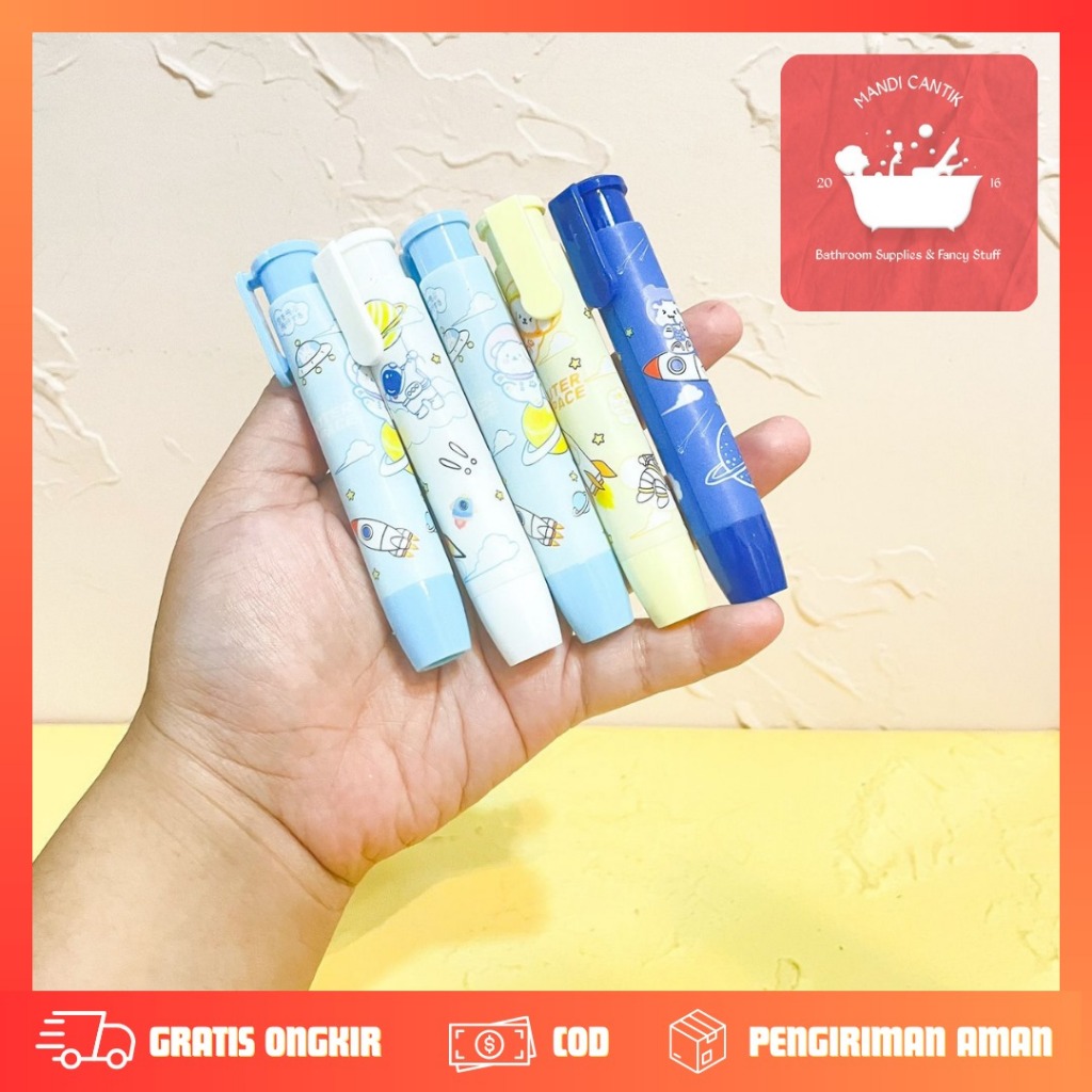 Jual Penghapus Pensil Mekanik Penghapus Bentuk Lipstick Karakter Lucu ...