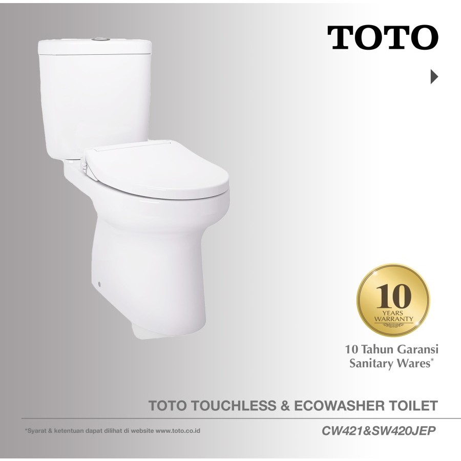 Jual TOTO Closet CW421J/SW420JEP+TCW07S | Closet Duduk - Kloset Duduk ...