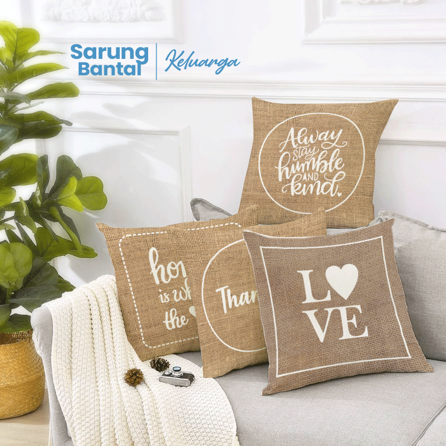 Jual ISTIMEWA - COVER SARUNG BANTAL SOFA CUSHION COVER SOFA MOTIF GONI ...