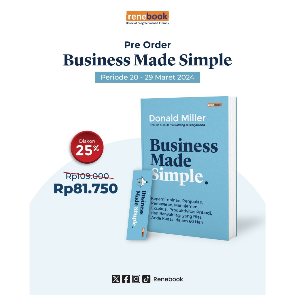 Jual Buku Business Made Simple - Donald Miller - Renebook | Shopee ...