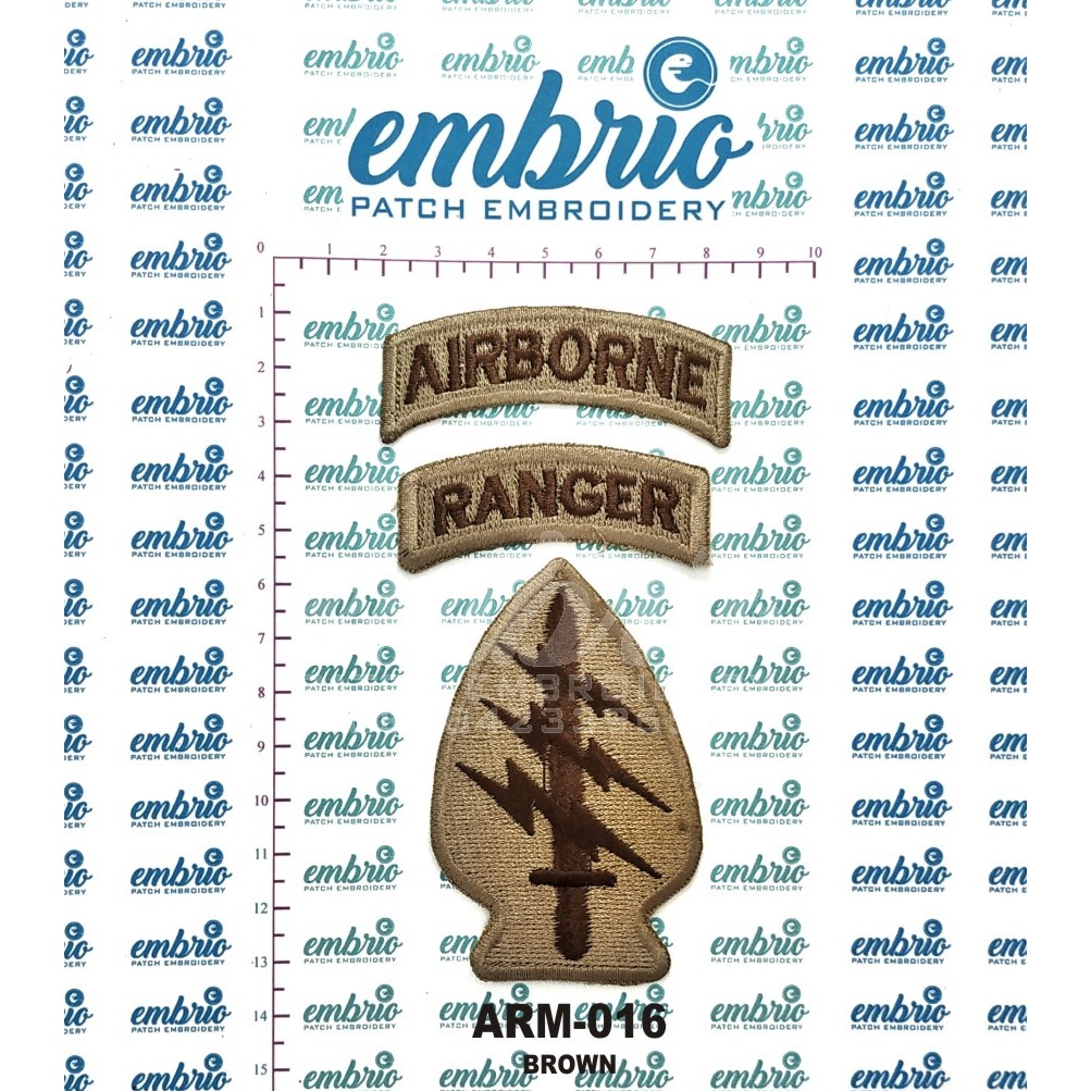 Jual ARM-016-CK-C Patch OCP Tab Special Forces Airborne Ranger Hook ...