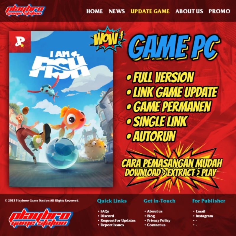 Jual I Am Fish - Game PC/Laptop (Download to Play Bro!) | Shopee Indonesia