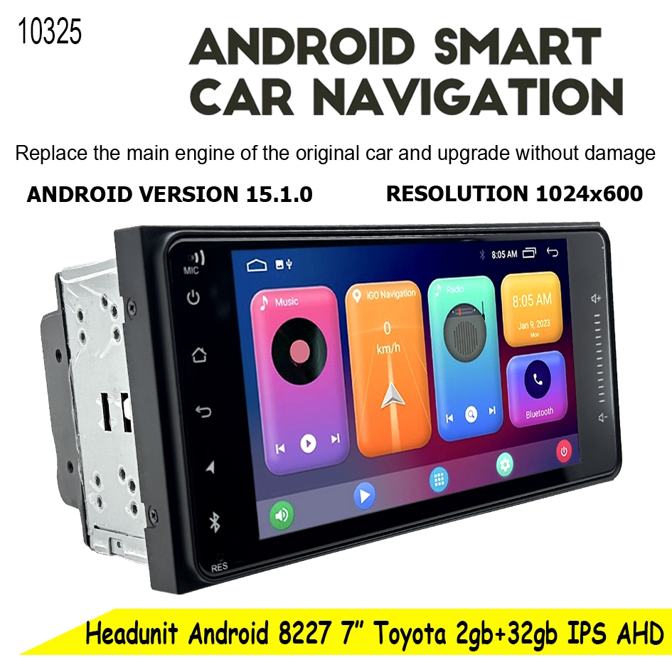 Jual Tape Mobil Android 7inch Toyota 2GB +32GB Headunit Mobil Head Unit ...