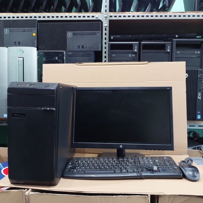 Jual paket pc rakitan core i5 4570 3.20ghz ram 8gb ssd 256gb monitor 19inch | Shopee Indonesia