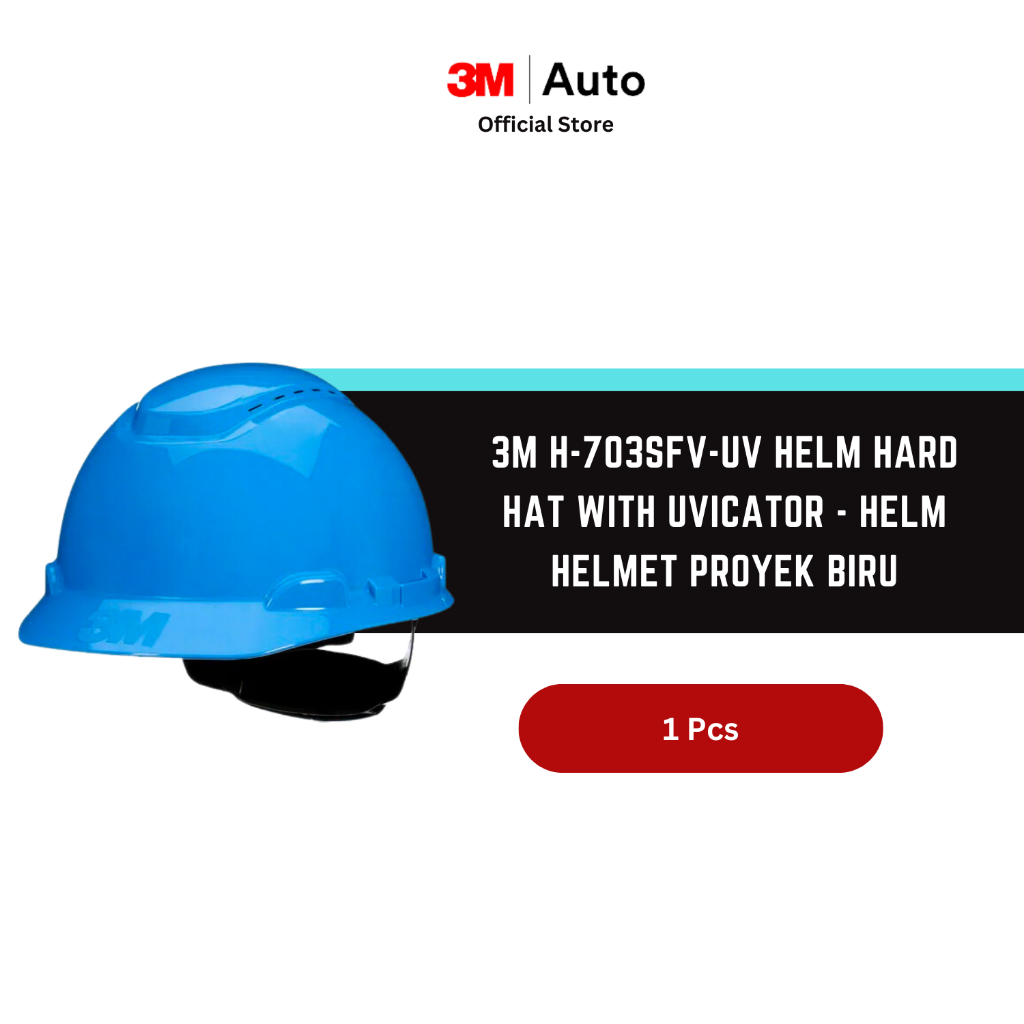 Jual 3M™ H-703SFV-UV Helm Hard Hat with UVicator - Helm Helmet Proyek ...