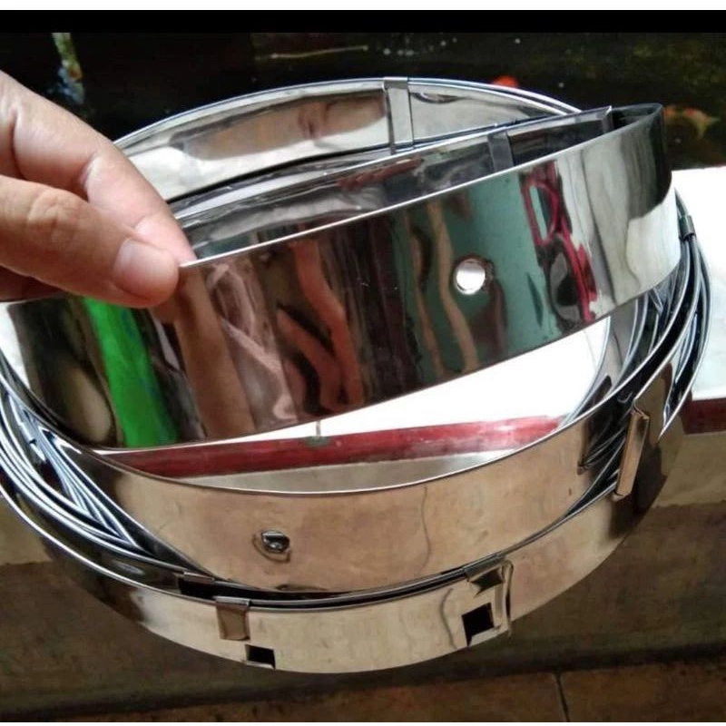 Jual Stainless Ring pengaman api kompor / ring penutup api biasa digunakan untuk usaha martabak ...