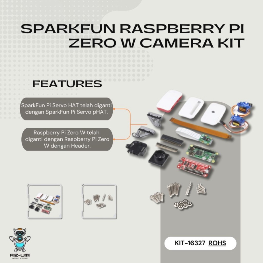 Jual SparkFun Raspberry Pi Zero W Camera Kit Limited | Shopee Indonesia