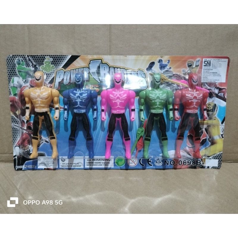 Jual MAINAN FIGURES POWER RANGERS ISI 5 PCS | Shopee Indonesia