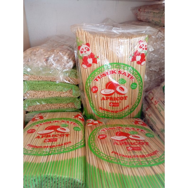 Jual TUSUK SATE 500GR / TUSUK BAKSO /BAMBU TUSUK APRICOT / TUSUK CILOK ...