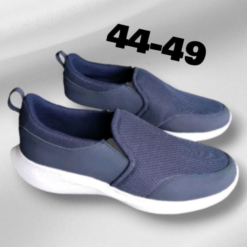 Jual Sepatu Pria Slip On Jumbo Big Size Sepatu Slop Sneakers | Shopee ...