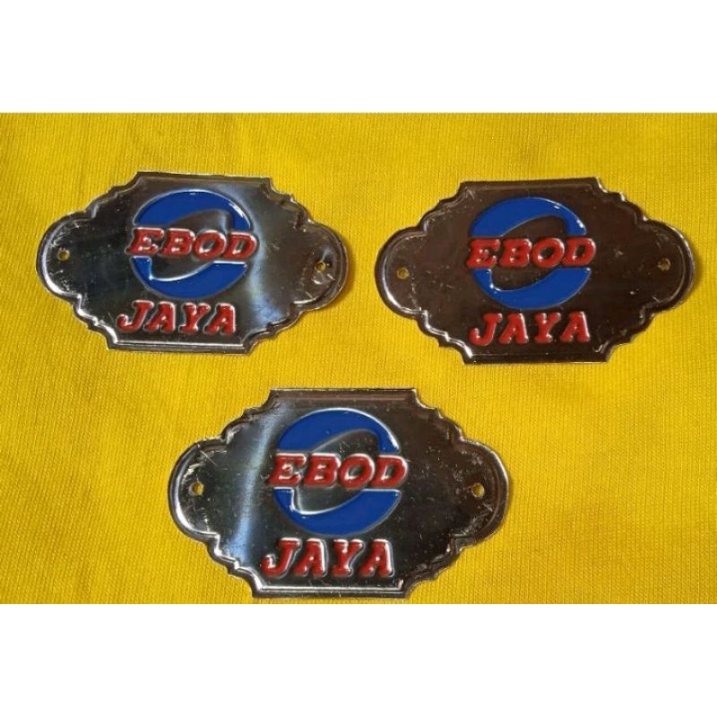Jual logo ebod jaya model new isi 3 + baut | Shopee Indonesia