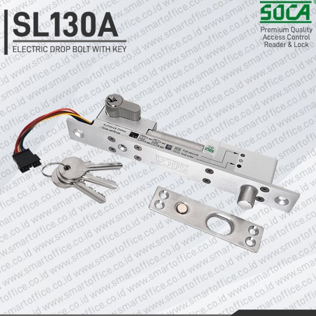 Jual Premium Dropbolt Fail Safe Fail Secure Drop Bolt With Key Soca ...