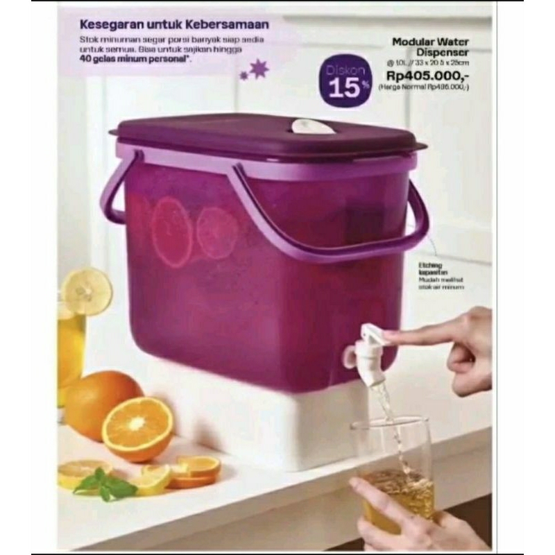 Jual Tupperware Water Dispenser | Shopee Indonesia