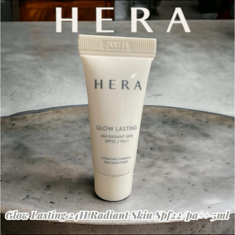 Jual HERA GLOW LASTING 24H RADIANT SKIN SPF 22/PA++ 5ML | Shopee Indonesia