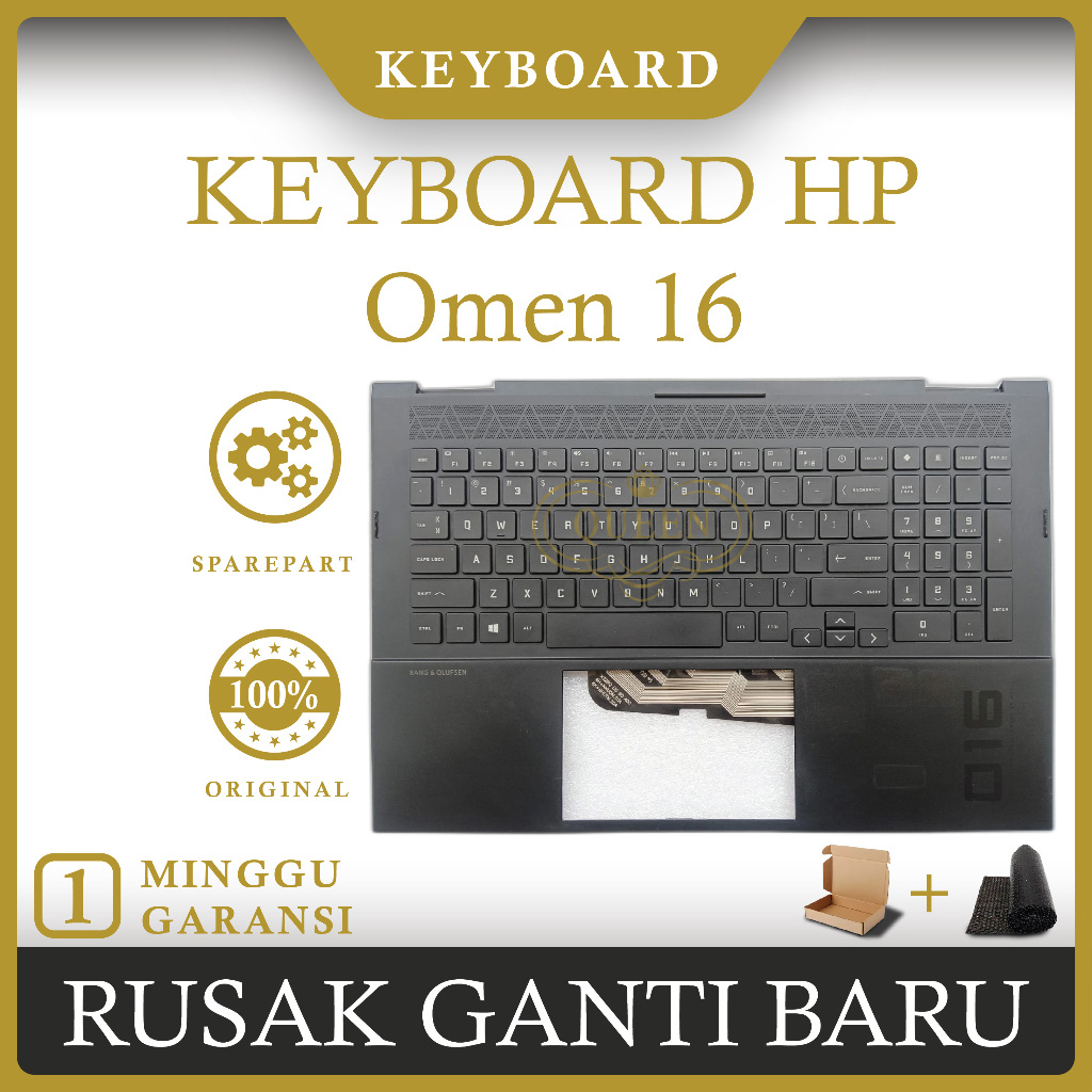 Jual KEYBOARD FRAME LAPTOP HP Omen 16-B 16T-B ORIGINAL | Shopee Indonesia
