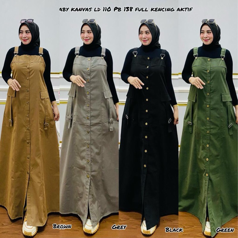 Jual OVERALL ROK PANJANG WANITA BAHAN TEBAL MELAR#2650(TANPA INNER ...