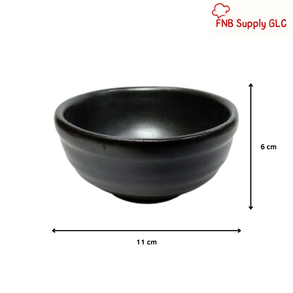 Jual Mangkok Makan Hitam Diameter 11 cm RIce Bowl Hitam | Shopee Indonesia
