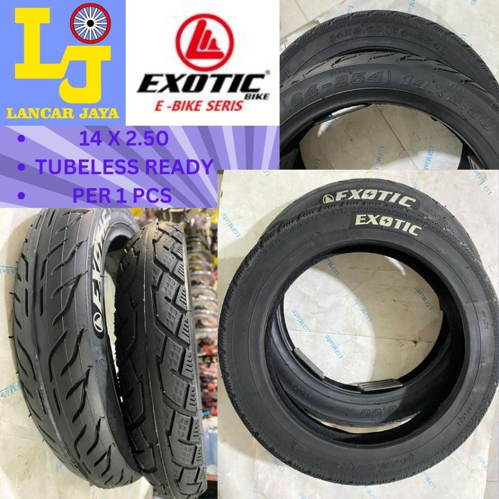 Jual Exotic Pacific Ban Luar 14X2.50 Selis E-bike Sepeda Listrik ...