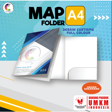 Jual Map 1 SISI Custom Ukuran A4 Bahan Art Carton | Shopee Indonesia