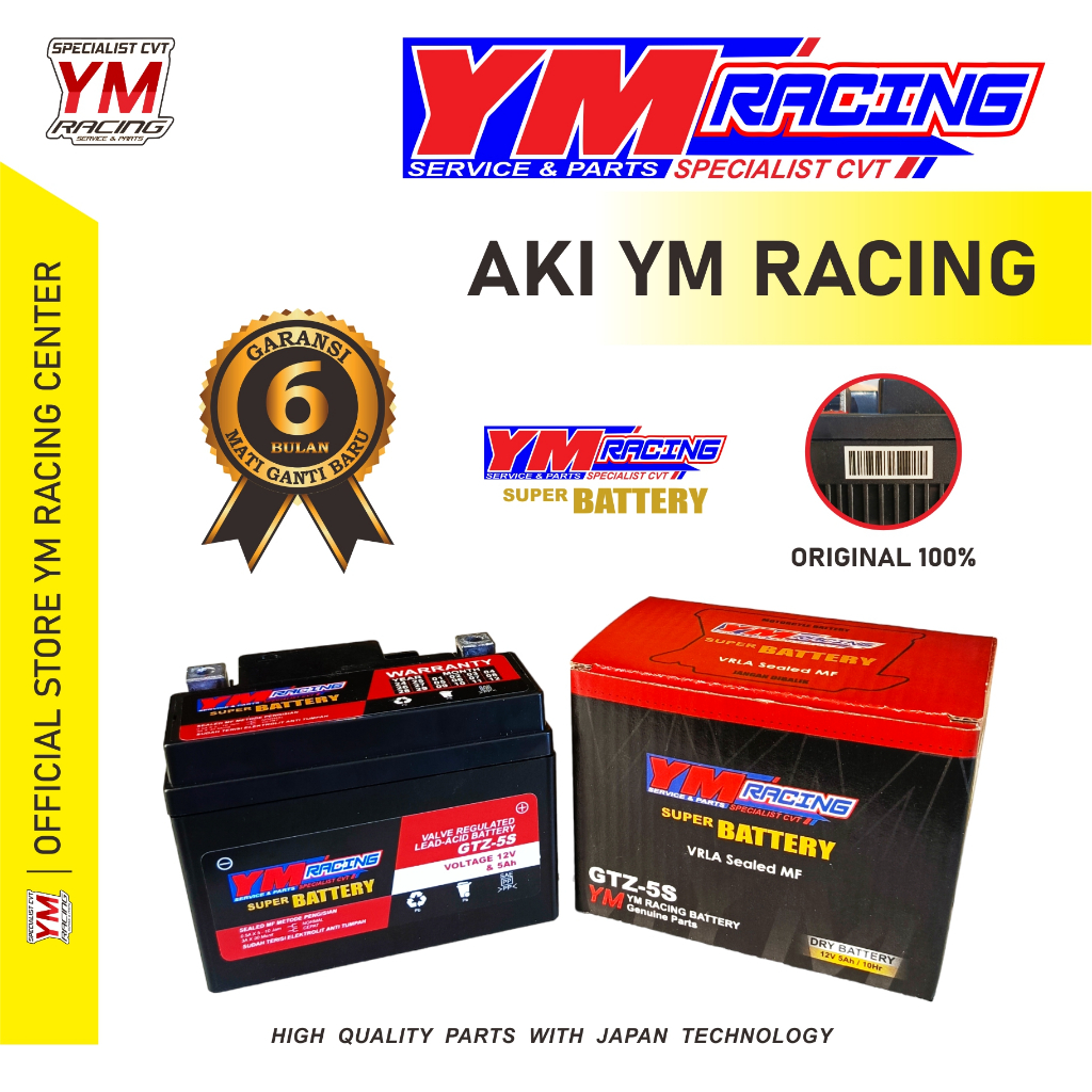 Jual AKI KERING MIO J GTZ-5S / ACCU KERING MIO SOUL GT 115 | ACU KERING XRIDE 115 54P ( AKI ...