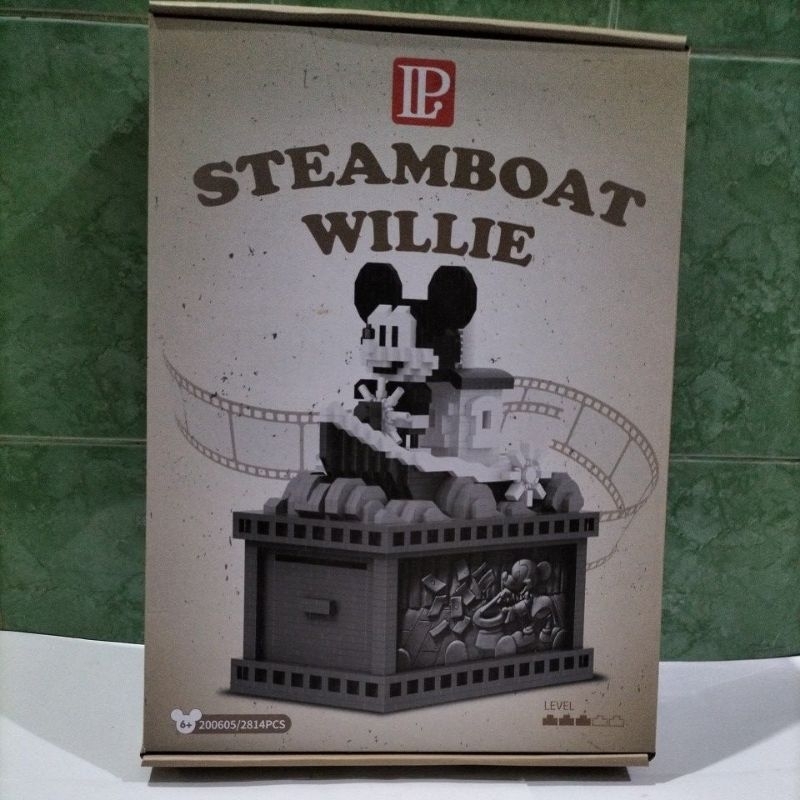 Jual LEGO STEAMBOAT WILLIE (SMALL PARTICLE BUILDING BLOCKS Karakter ...