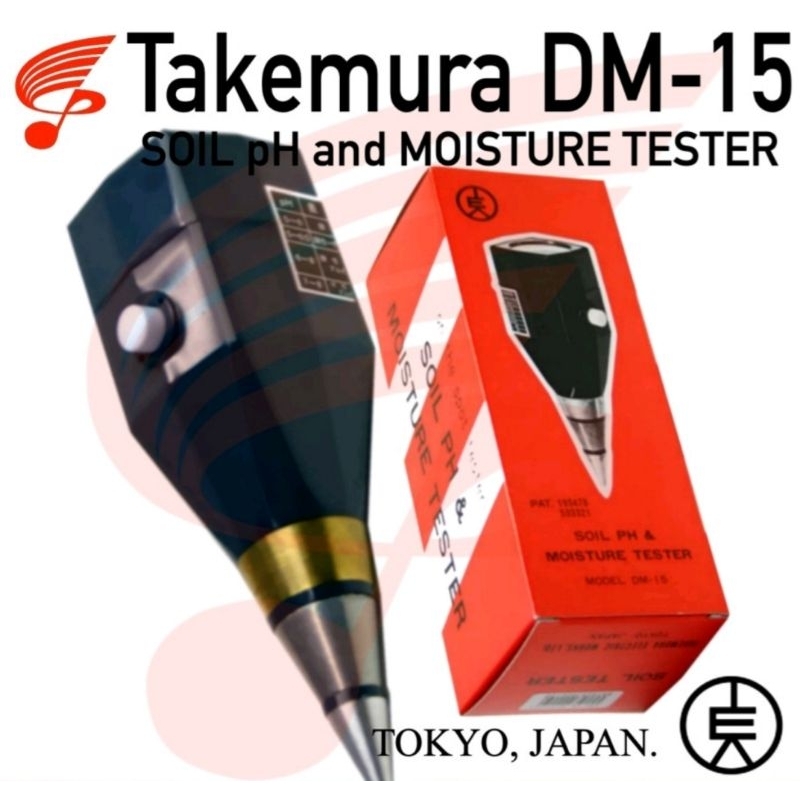Jual Takemura Soil Moisture Meter Tester Humidity Ukur Kelembapan pH ...