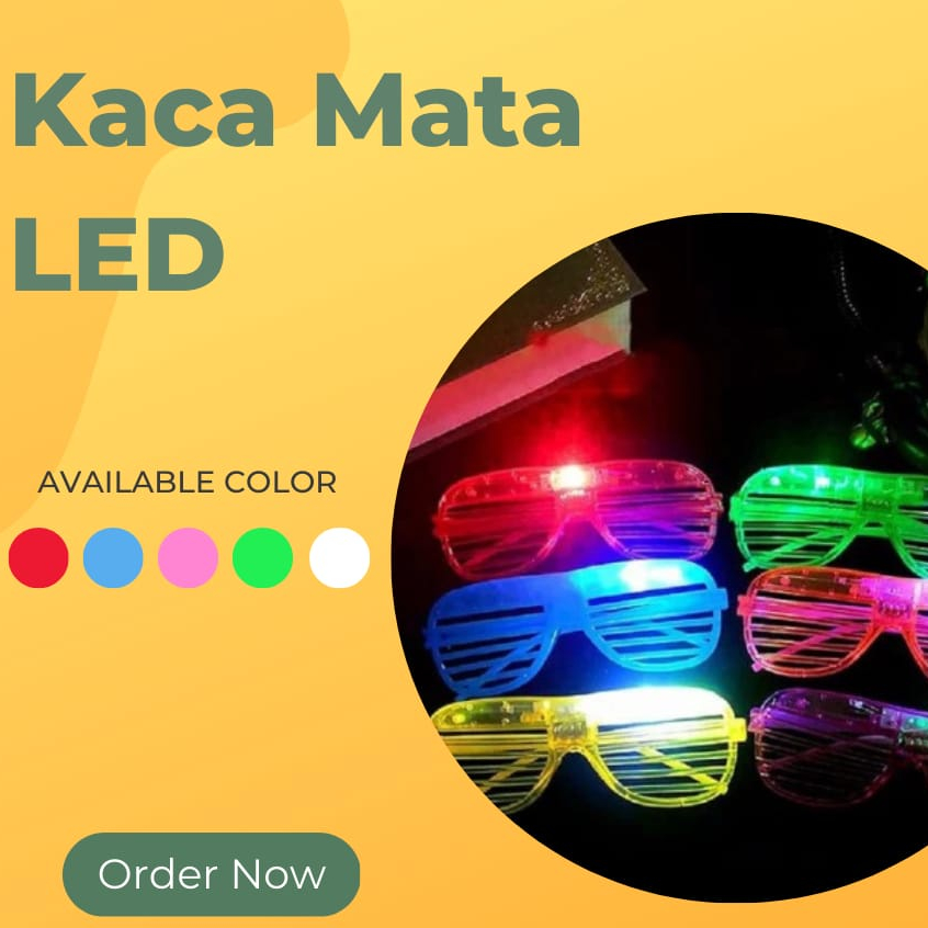 Jual Kaca Mata LED | Kacamata Led Party Lampu Anak | Shopee Indonesia