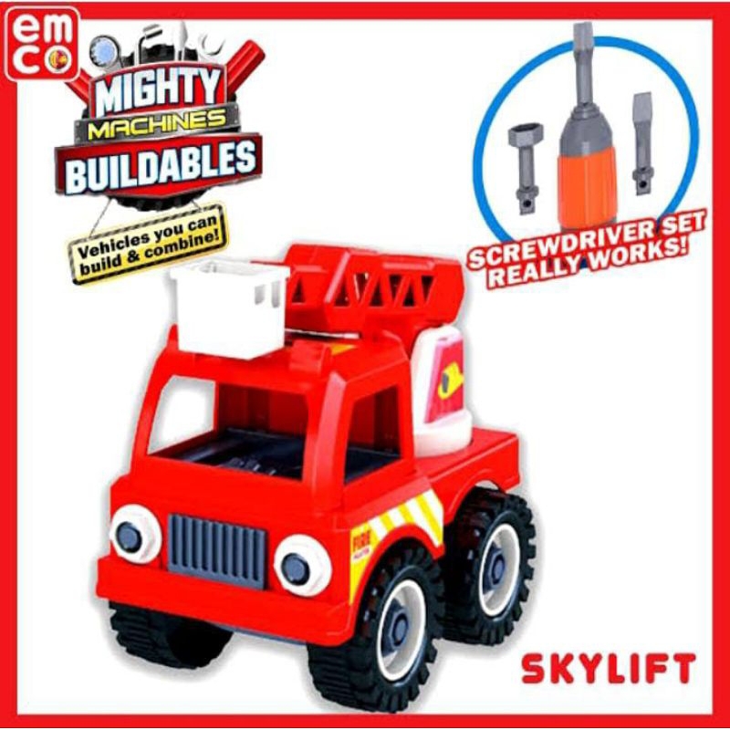 Jual MIGHTY MACHINES BUILDABLES EMCO SKYLIFT SKY LIFT Mainan Truk ...