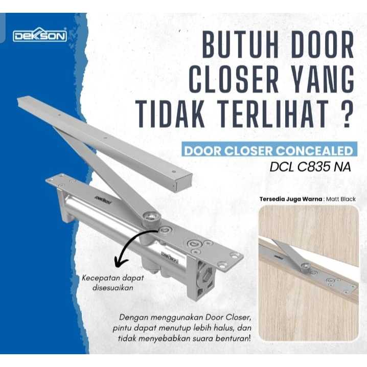 Jual DOOR CLOSER CONCEALED DEKKSON DCL C835 NA | Shopee Indonesia