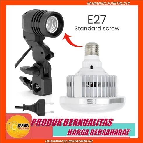 Jual Single Lamp Holder Socket E27 lighting studio lampu lighting lampu ...