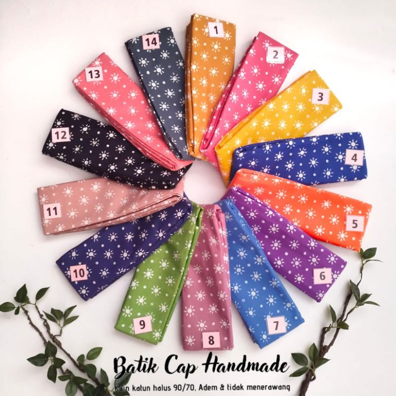 Jual hn kain batik cap truntum kotak bahan baju batik wanita bridesmaid ...