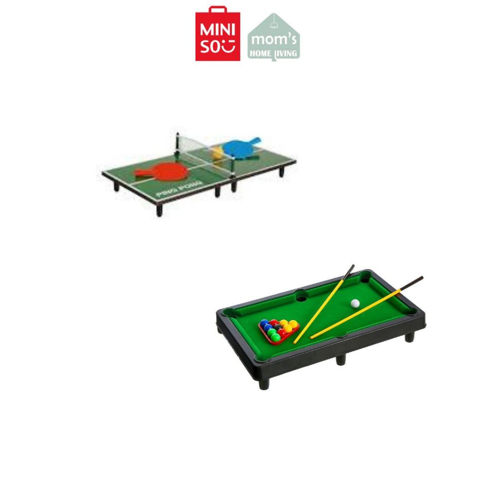 Jual MINISO Billiards Toy Game Mainan Billiard / Tennis Game | Shopee ...