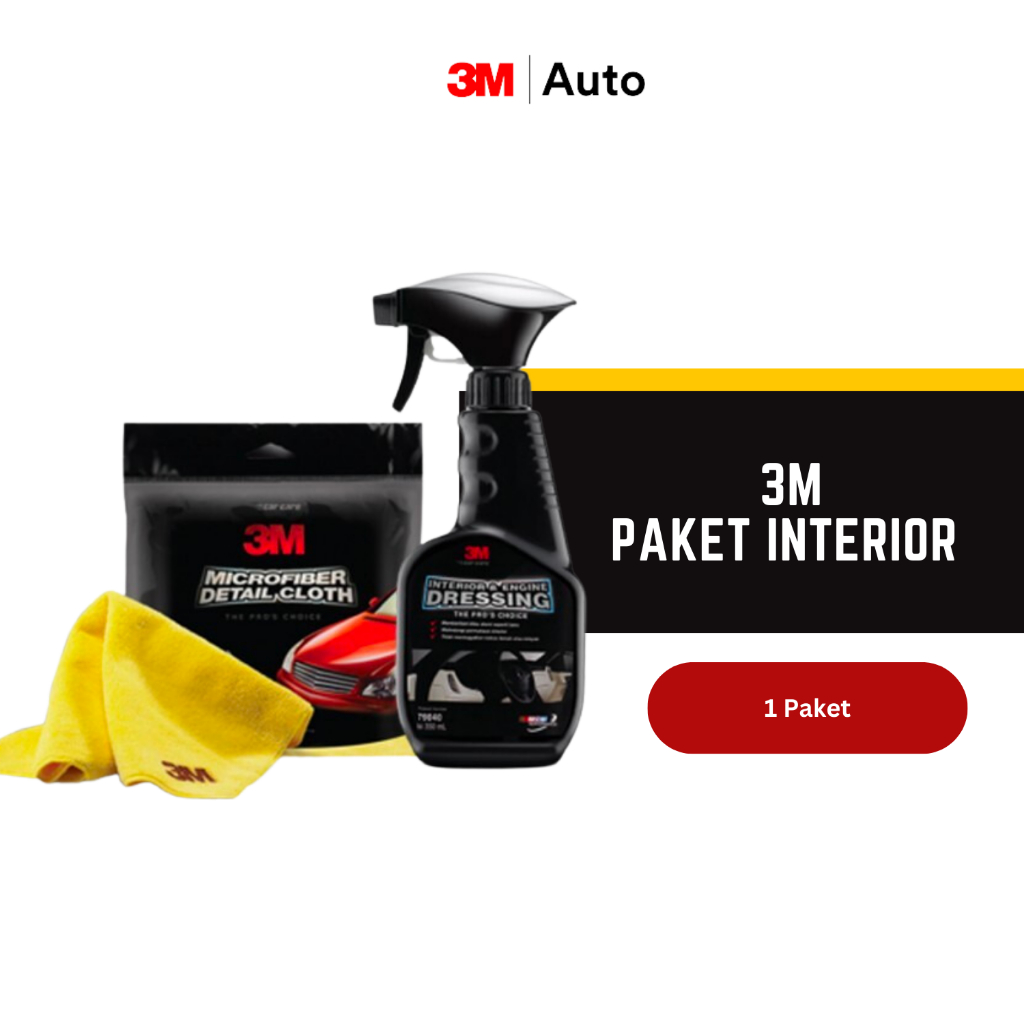 Jual 3M Auto Paket Interior - Perawatan Mobil - Lap & Pembersih Ruangan ...