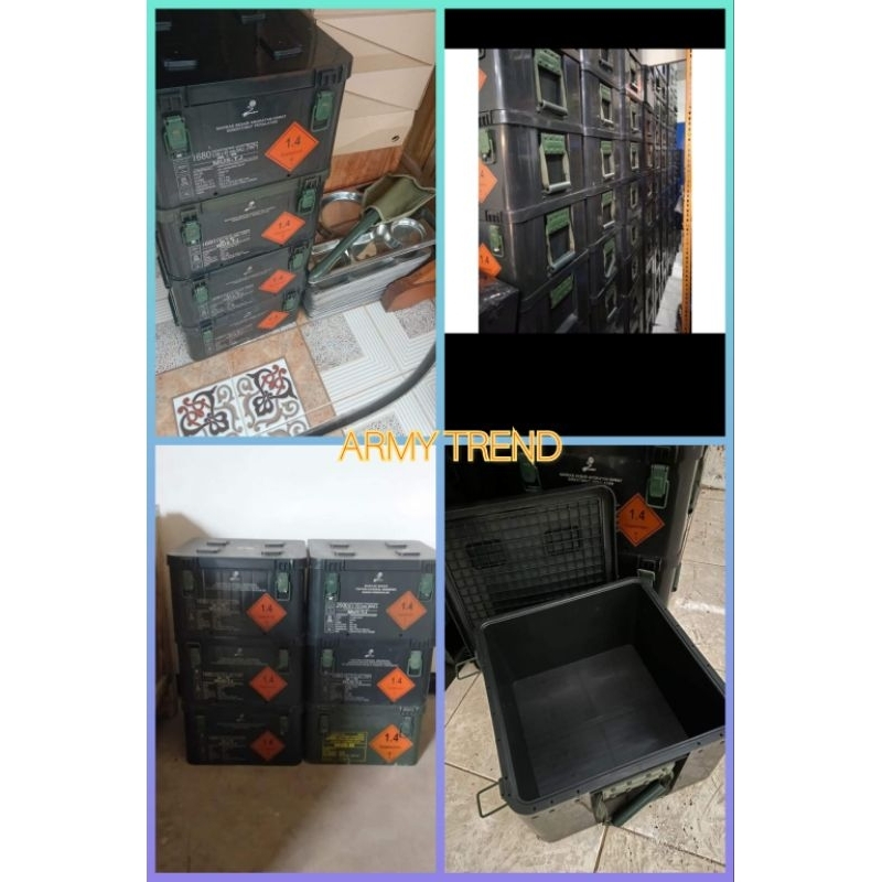 Jual KOTAK PELURU TNI PINDAD / BOX PELURU ASLI PINDAD TNI / KOTAK ...