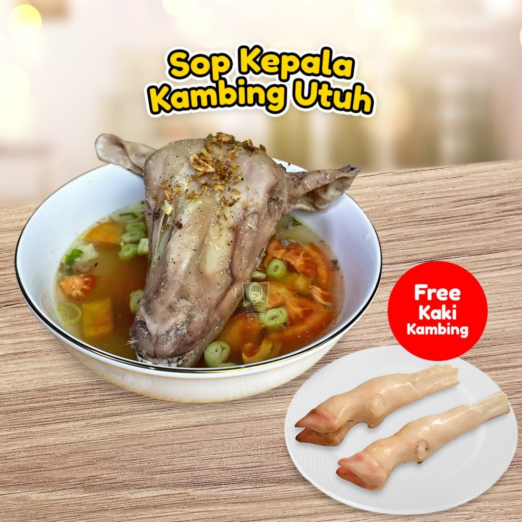 Jual Kepala Kambing Muda Utuh Balibul 100% Khas Tegal Haji Parto ...