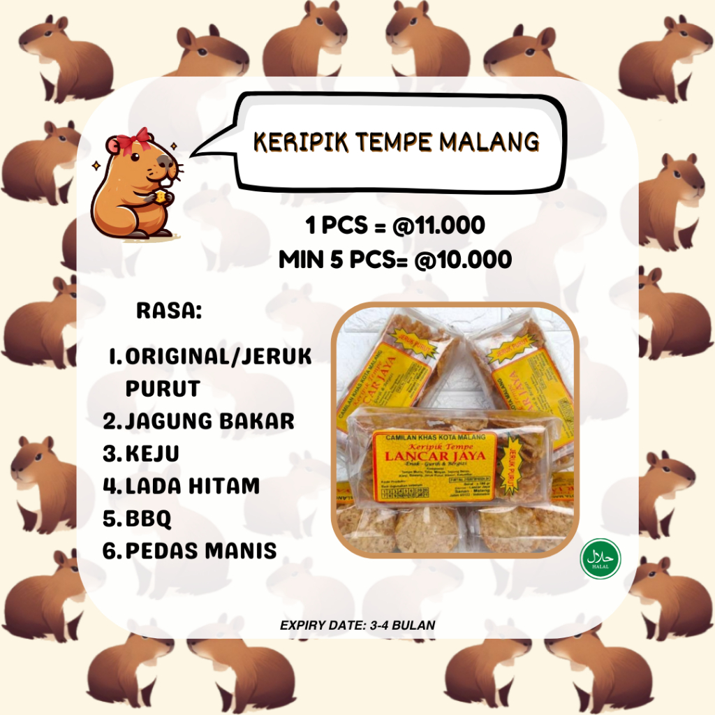 Jual Keripik Tempe Khas Malang Lancar Jaya/Keripik Tempe Enak/ Oleh ... Jual Keripik Tempe Khas Malang Lancar Jaya/Keripik Tempe Enak/ Oleh ...