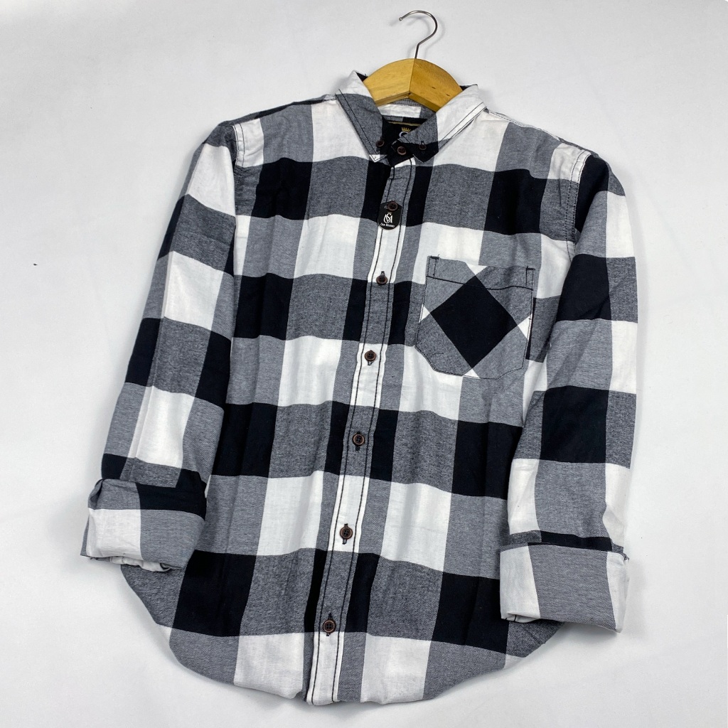 Jual KEMEJA FLANEL PRIA WANITA SLIMFIT HEM KAMEJA PLANEL FLANNEL PREMIUM SAN MARINO LENGAN ...
