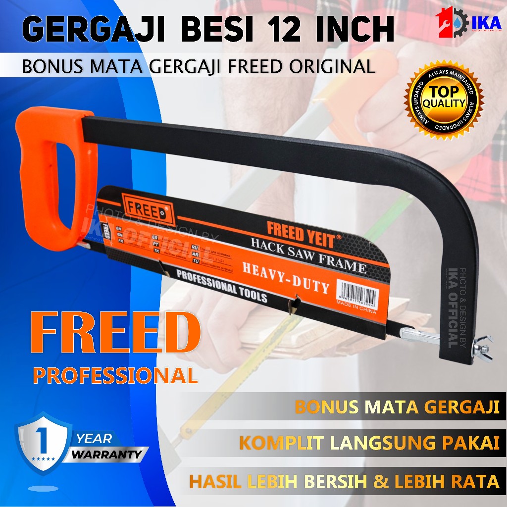 Jual FREED Gagang Stang Gergaji Besi PATEN Gagang PVC ABS + Bonus Mata ...