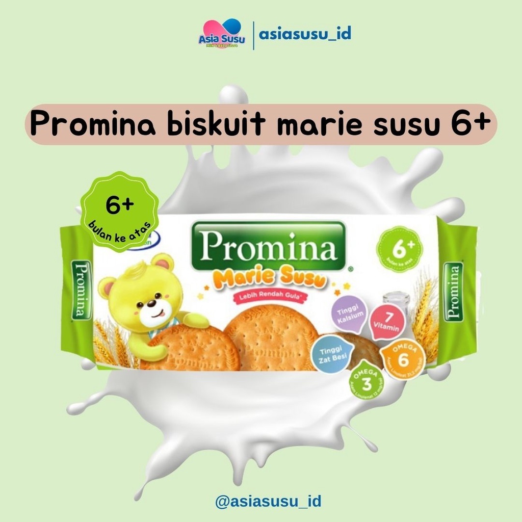Jual PROMINA BISKUIT MARIE SUSU 6M / CEMILAN SNACK KUDAPAN BAYI ANAK ...