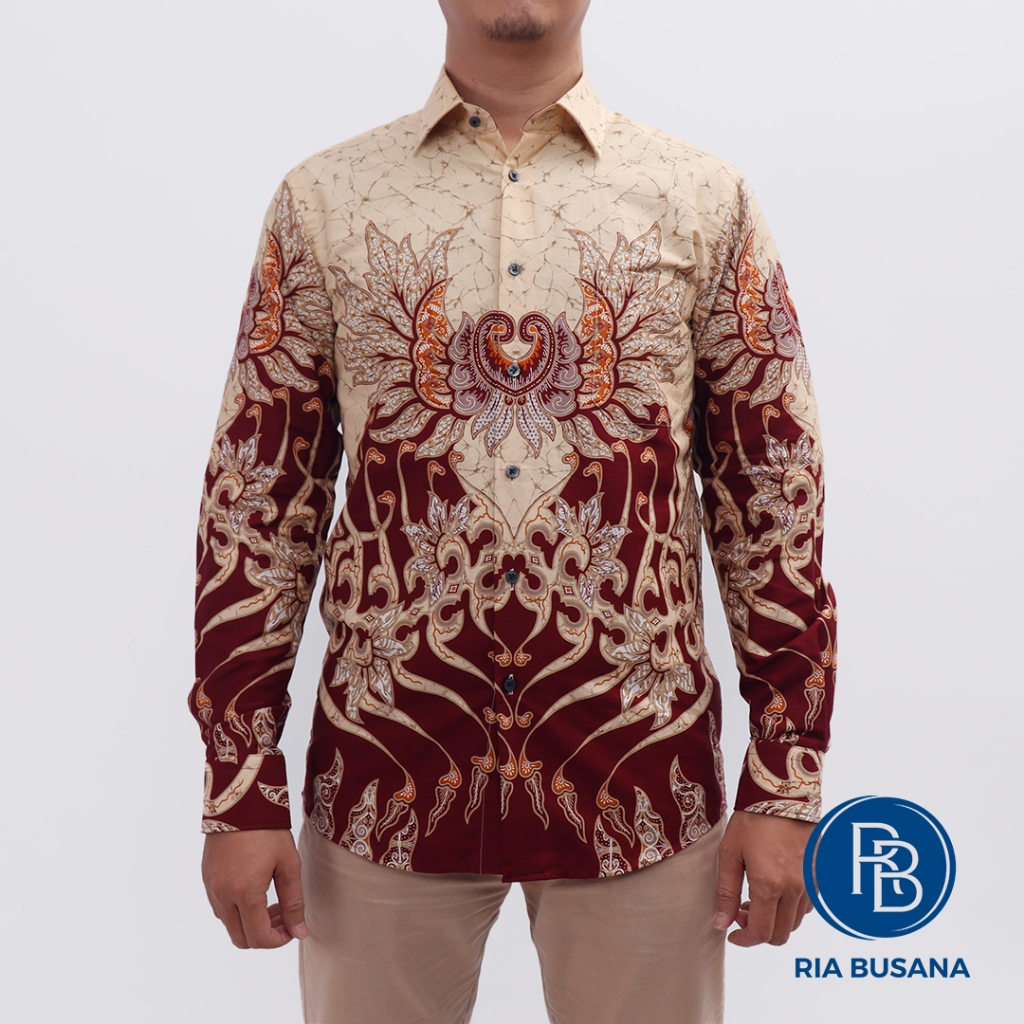 Jual Ria Busana - Alisan - Kemeja Formal Batik Pria | Shopee Indonesia