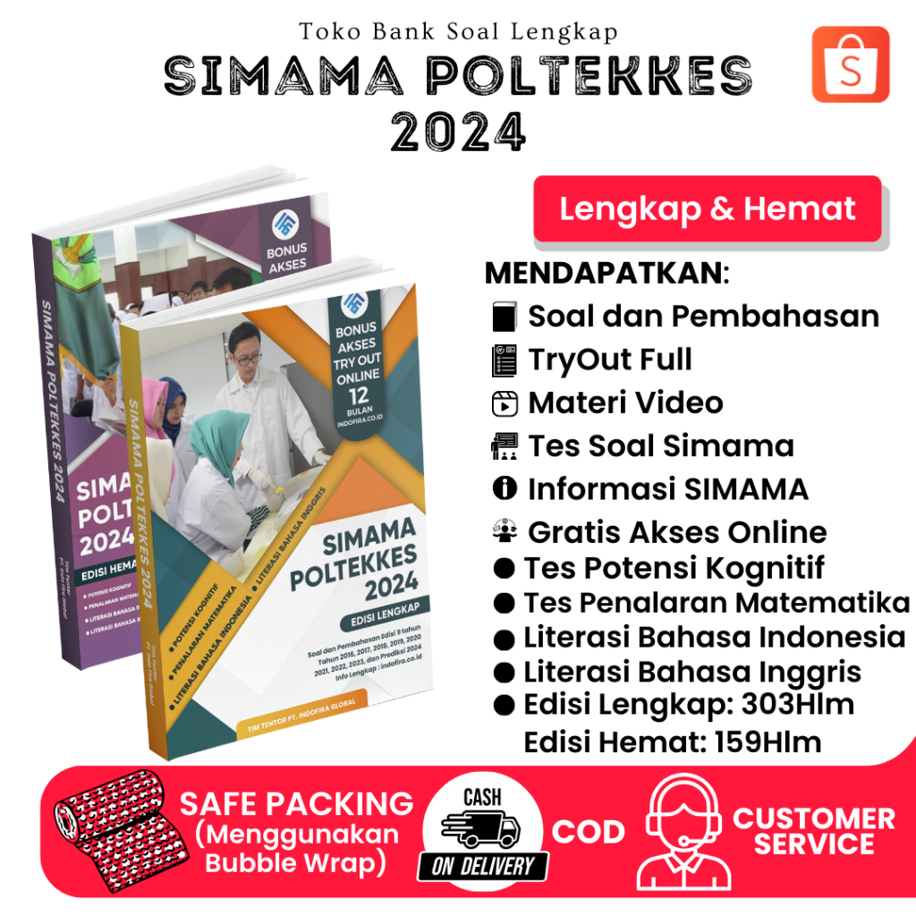 Jual Edisi TERBARU Buku SIMAMA POLTEKKES 2024 (Edisi Lengkap & Edisi Hemat) Sesuai Dengan Kisi ...