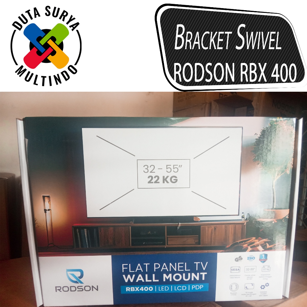 Jual bracket braket tv rodson RBX 400 ukuran 32 40 43 45 49 50 55 inch ...