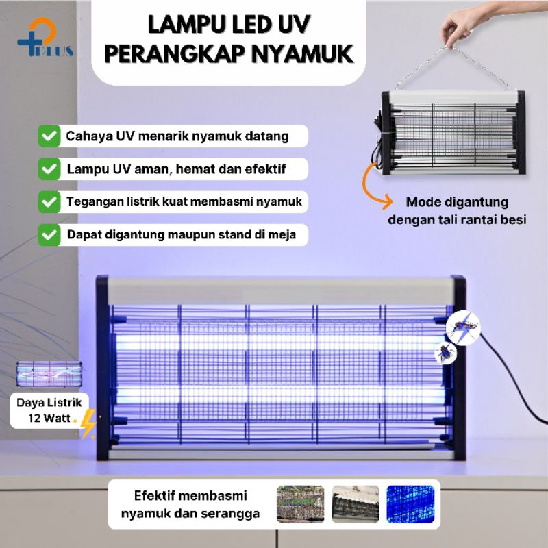 Jual [ PPLUS ] Insect Killer Pest Control UV light Lampu Perangkap ...